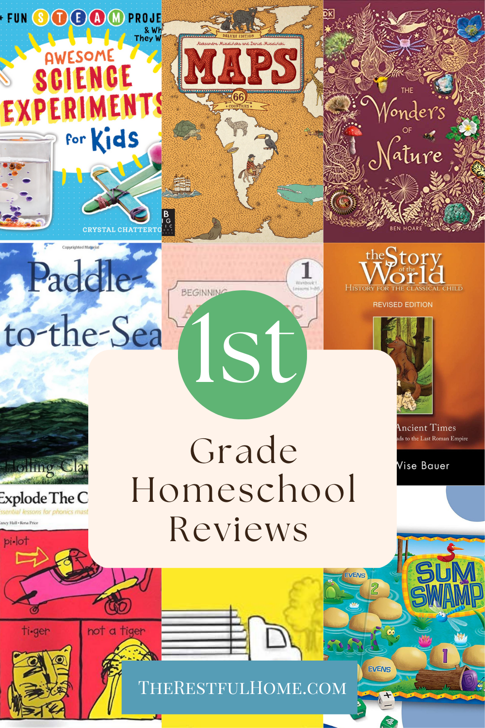 First Grade Homeschool Reviews - The Restful Home